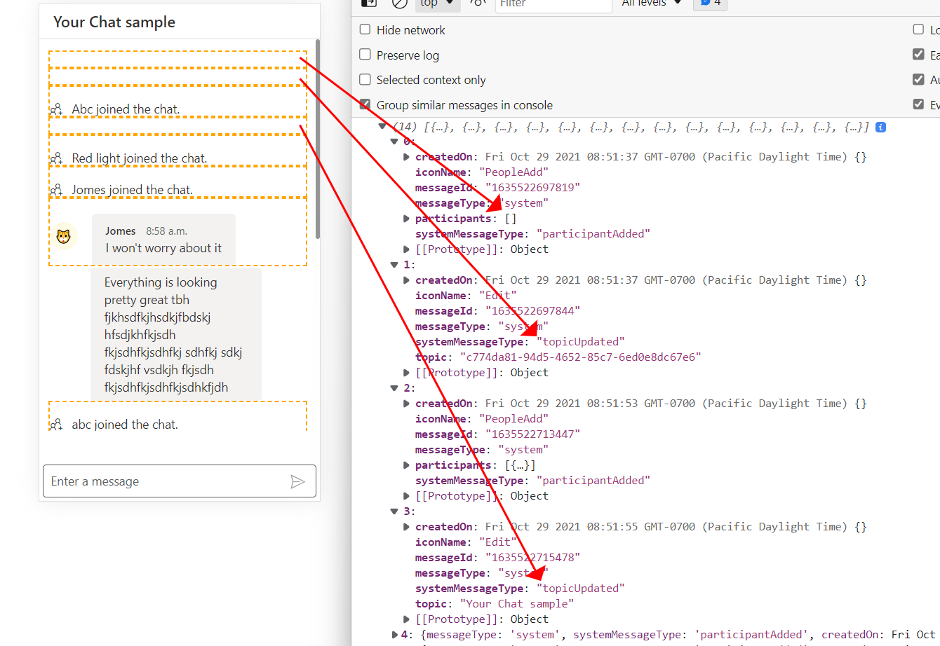 Fix blank messages being shown in the MessageThread by JamesBurnside · Pull Request #1007 ...