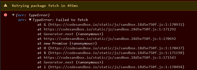 403 access denied trying to fetch npm package · Issue #7920 · codesandbox/codesandbox-client ...
