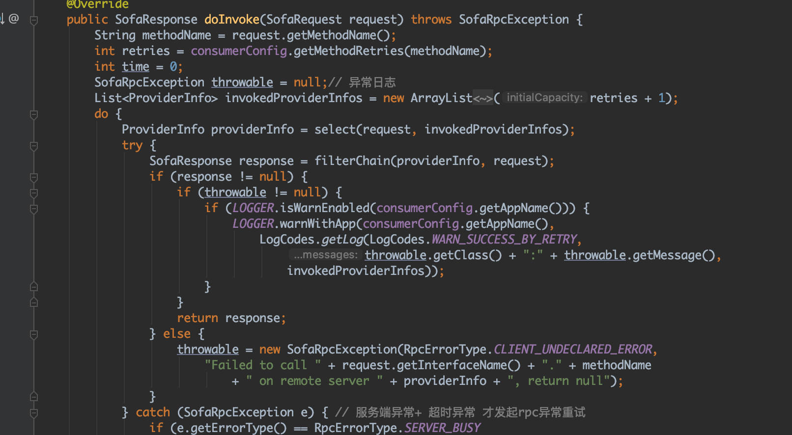 FailoverCluster do not throw exception · Issue #648 · sofastack/sofa-rpc · GitHub