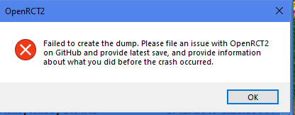 when i try to open my save game it crashes. · Issue #15531 · OpenRCT2/OpenRCT2 · GitHub
