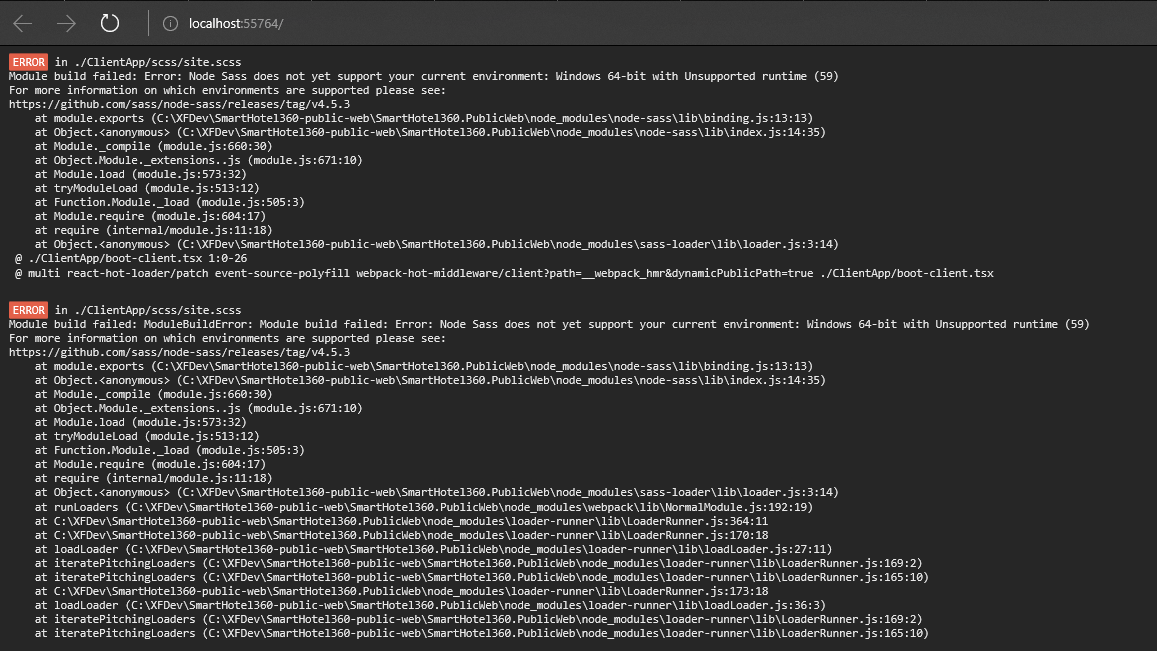 Build errors · Issue #1 · microsoft/SmartHotel360-Website · GitHub