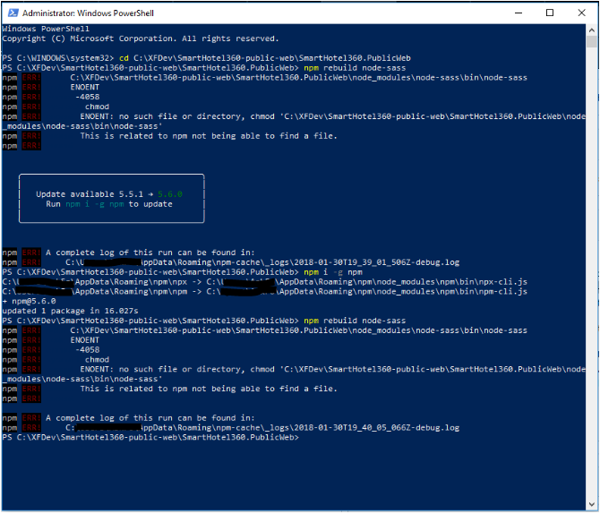 Build errors · Issue #1 · microsoft/SmartHotel360-Website · GitHub