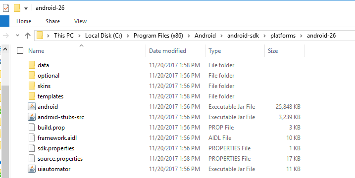 SDK Manager does not seem to work? SDK26 is both installed and not ...