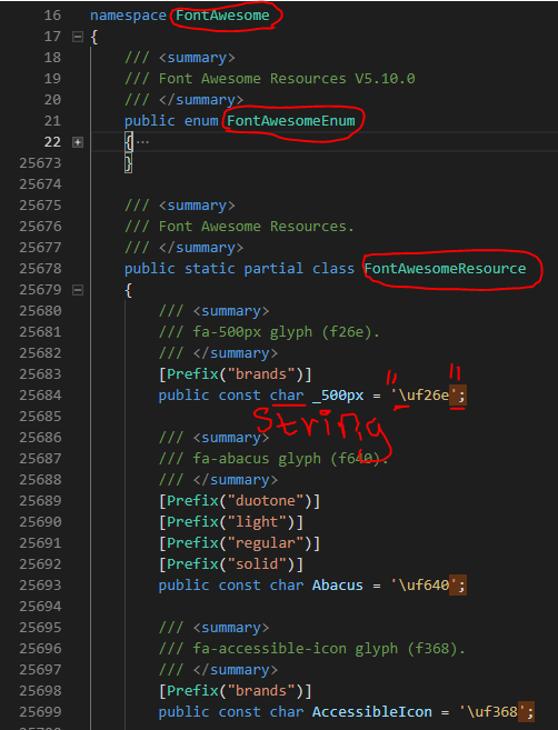 Help for 5.10.0 Duotone · Issue #4 · smourier/FontAwesomeEnum · GitHub