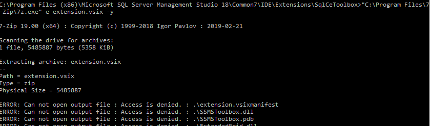 Enable support for SSMS 18.0 · Issue #755 · ErikEJ/SqlCeToolbox · GitHub