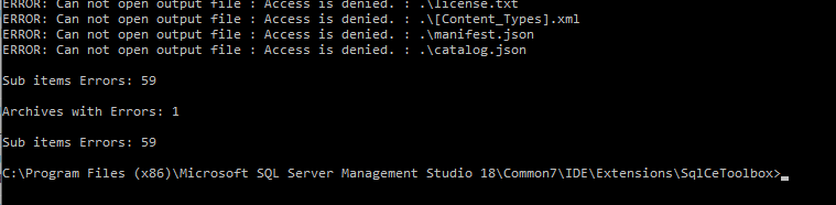 Enable support for SSMS 18.0 · Issue #755 · ErikEJ/SqlCeToolbox · GitHub