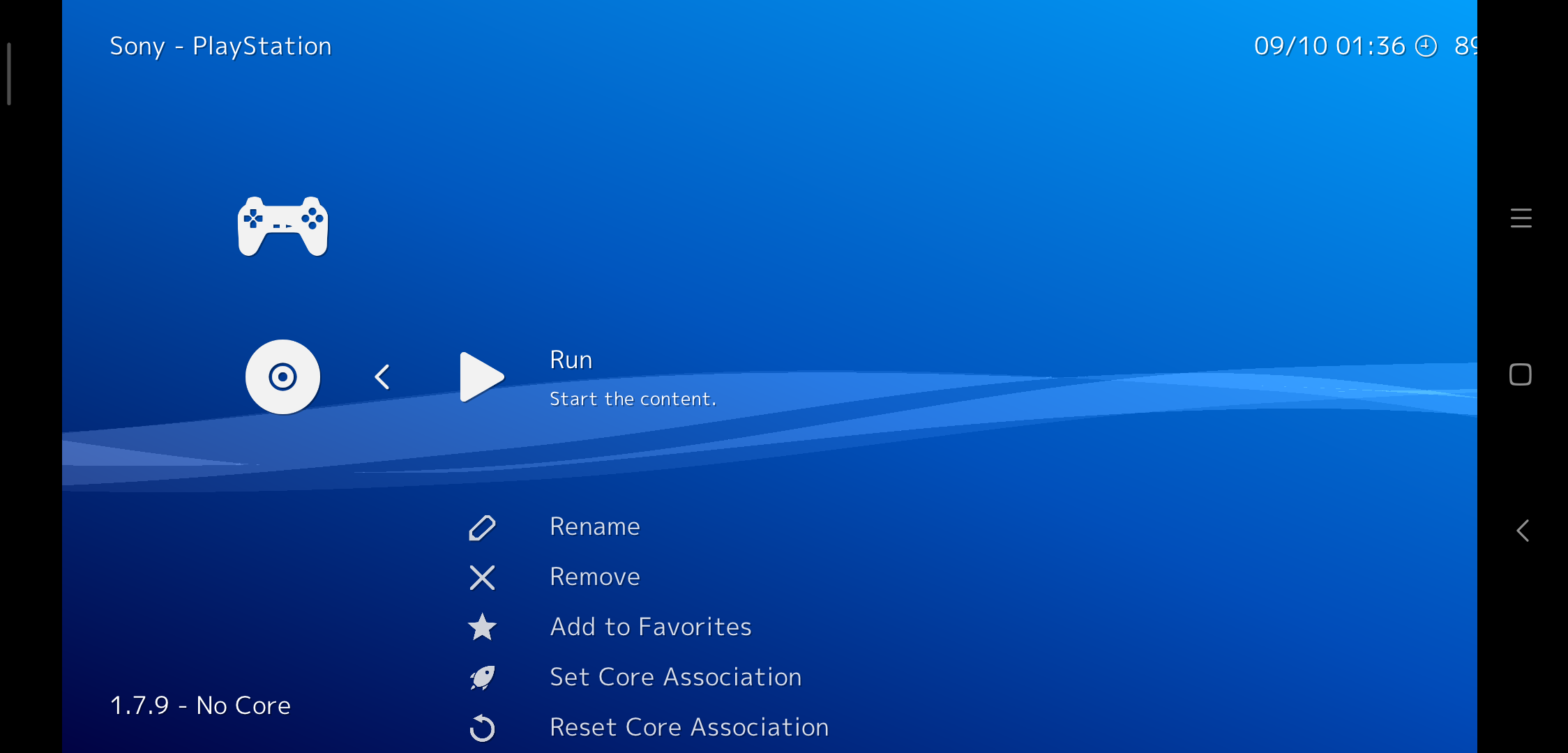 PS1 cores not appearing when trying to launch a game. · Issue #9578 ...