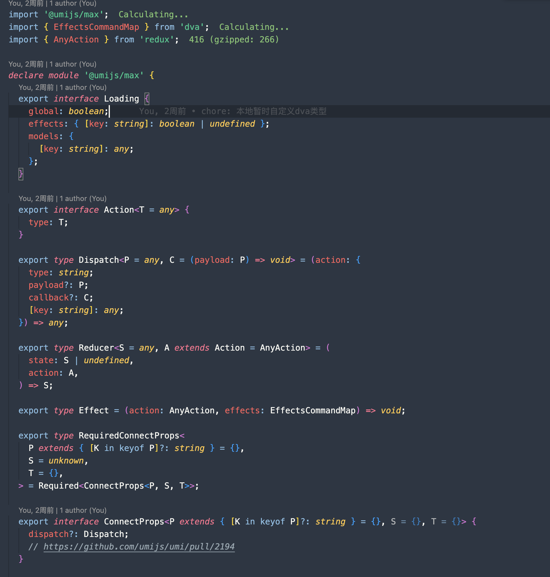 [Bug] 模块“"@umijs/max"”没有导出的成员“Effect” · Issue #9355 · umijs/umi · GitHub