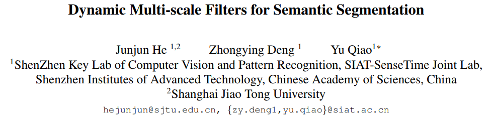 Dynamic Multi-scale Filters for Semantic Segmentation · Issue #1 · lartpang/PyTorchCoding · GitHub