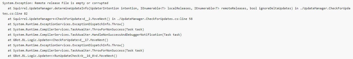 Remote release File is empty or corrupted · Issue #80 · clowd/Clowd.Squirrel · GitHub