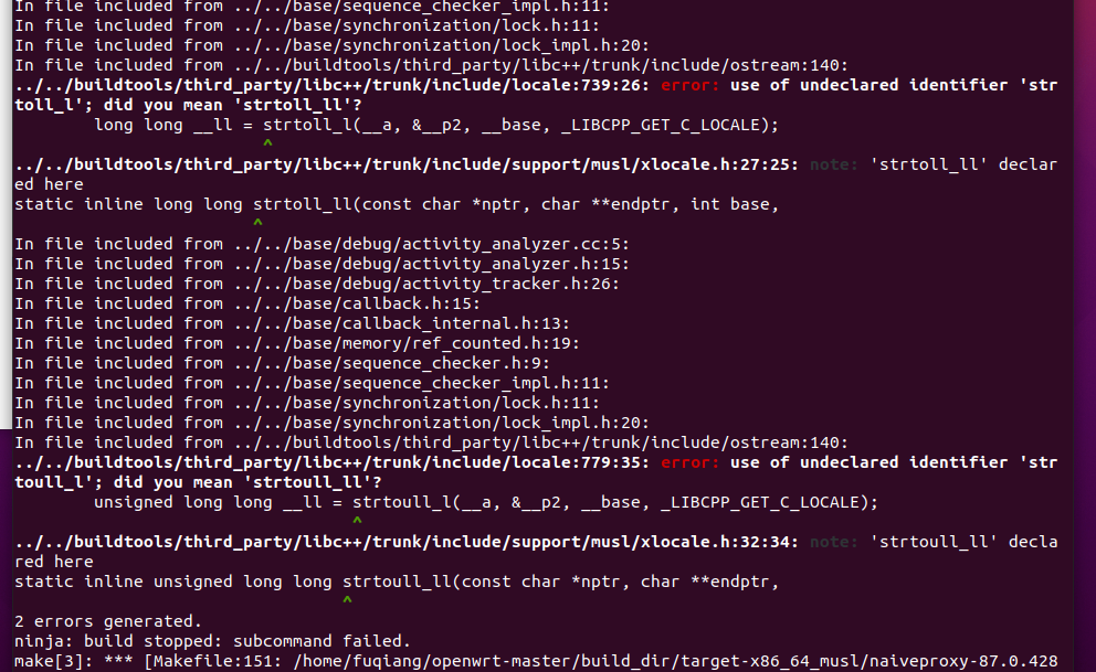 编译问题 · Issue #154 · klzgrad/naiveproxy · GitHub