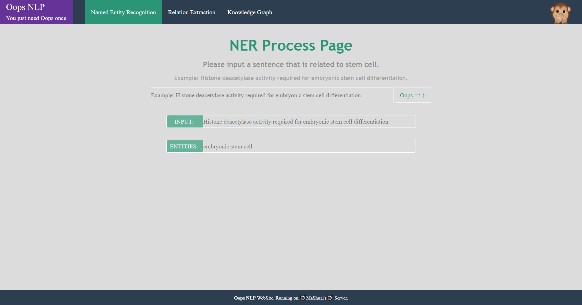 GitHub - PerfectQing/NER-RE-KG: A visual online named entity ...