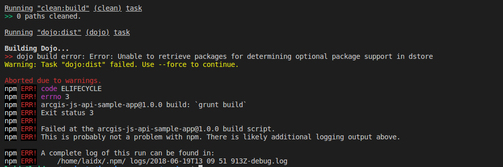Unable to retrieve packages for determining optional package support in dstore · Issue #143 ...
