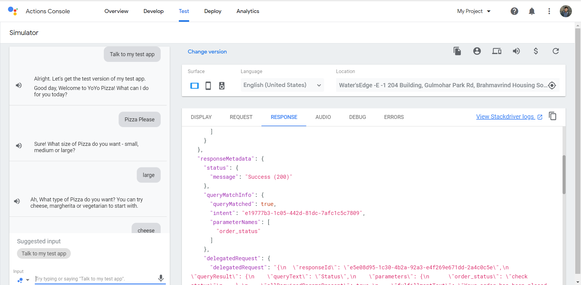 GitHub - SukhatankarSV/Pizza-Ordering-Bot: Pizza Ordering Bot for YoYo Pizza using Dialogflow ...