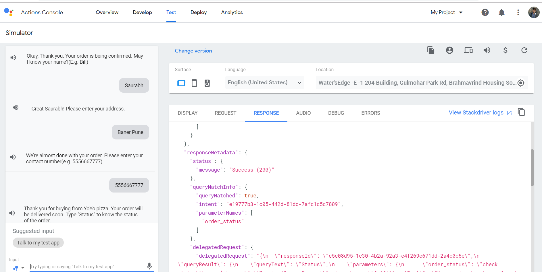 GitHub - SukhatankarSV/Pizza-Ordering-Bot: Pizza Ordering Bot for YoYo Pizza using Dialogflow ...