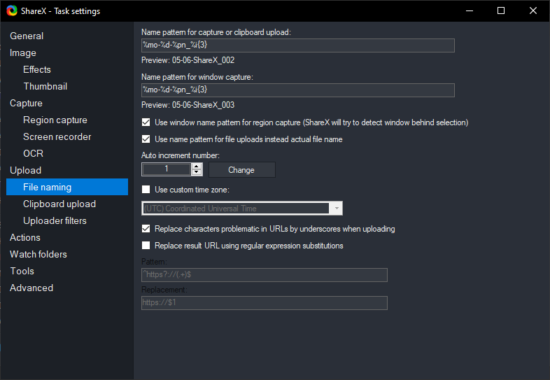 Local File Naming Not Working · Issue #5554 · ShareX/ShareX · GitHub