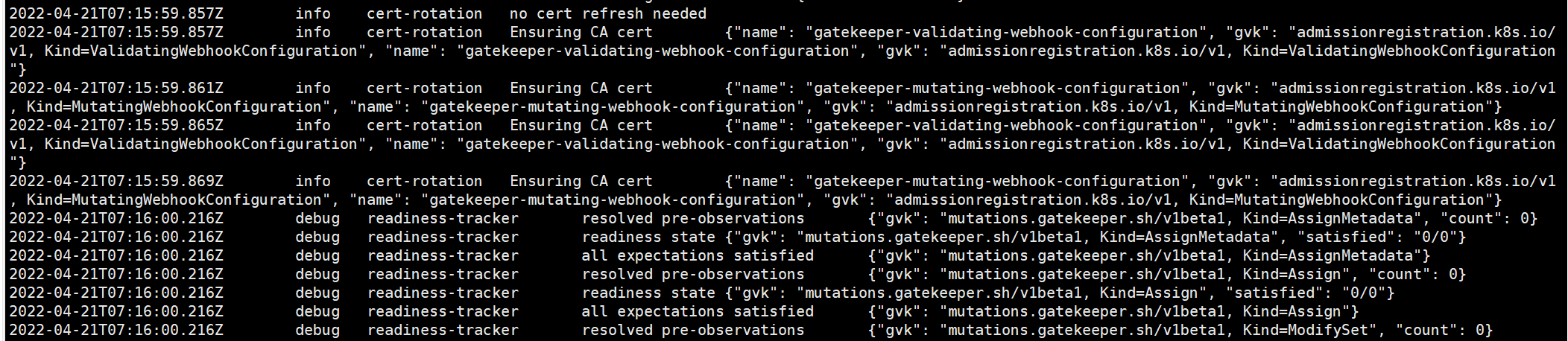 gatekeeper audit and controller-manager use custom kubeconfig but crash · Issue #1998 · open ...