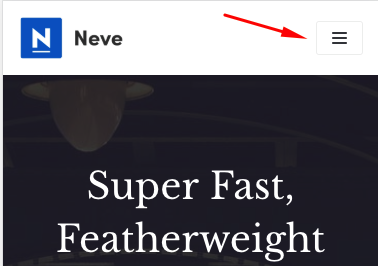 Highlight mobile menu closing icon · Issue #599 · Codeinwp/neve · GitHub
