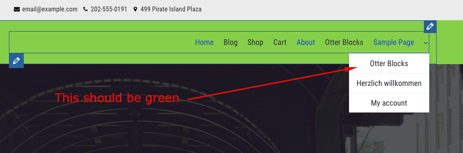[HFG] Drop-down menus don't inherit the background-color of the row · Issue #1176 · Codeinwp ...