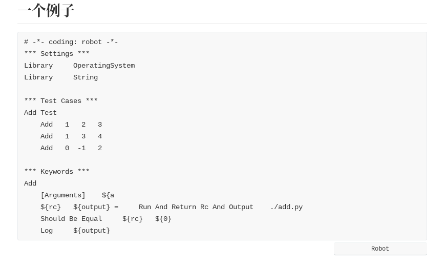 Feature Request: syntax highlighting support for The Robot Framework · Issue #2958 · typora ...