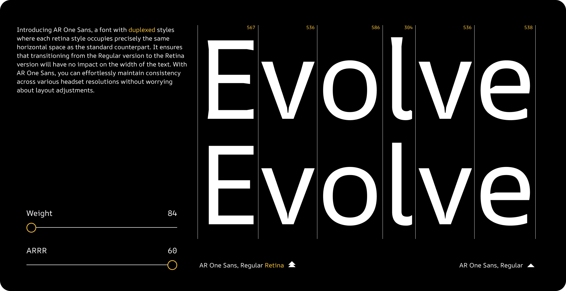 GitHub - niteeshy/ar-one-sans: AR One Sans (Fonts for augmented and ...