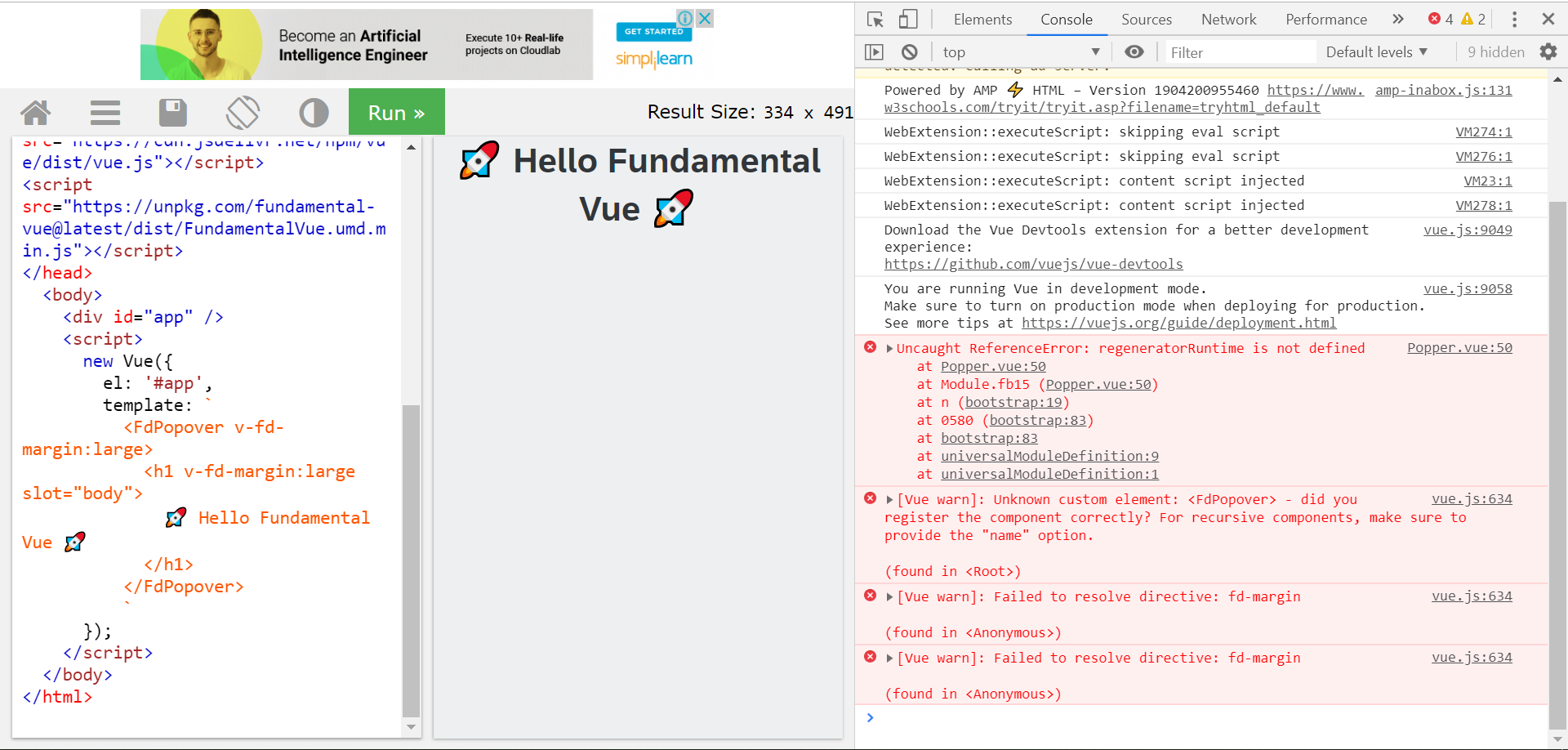 Issue In 051 Uncaught Referenceerror Regeneratorruntime Is Not Defined · Issue 294 · Sap