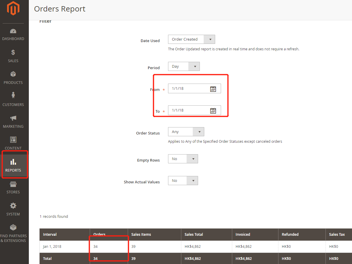SALES Orders and REPOERTS Orders Export order data is inconsistent · Issue #14500 · magento ...