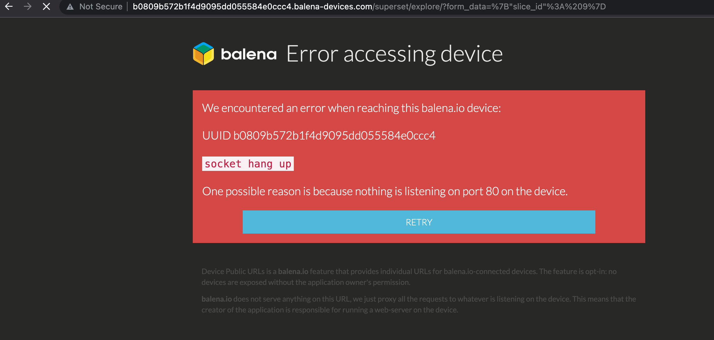 Flaky connectivity · Issue #1 · balena-io-experimental/balena-apache-superset · GitHub