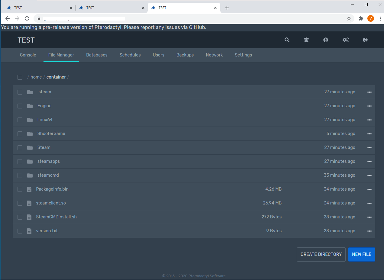 Container ID or 'pretty' name in file manager · Issue #2197 · pterodactyl/panel · GitHub