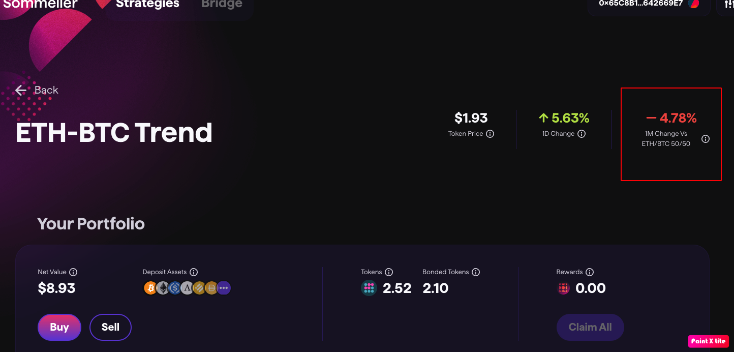 ETH-BTC Trend Strategy and ETH-BTC Momentum Strategy 1M Change vs ETH/BTC 50/50 to 1M Change vs ...