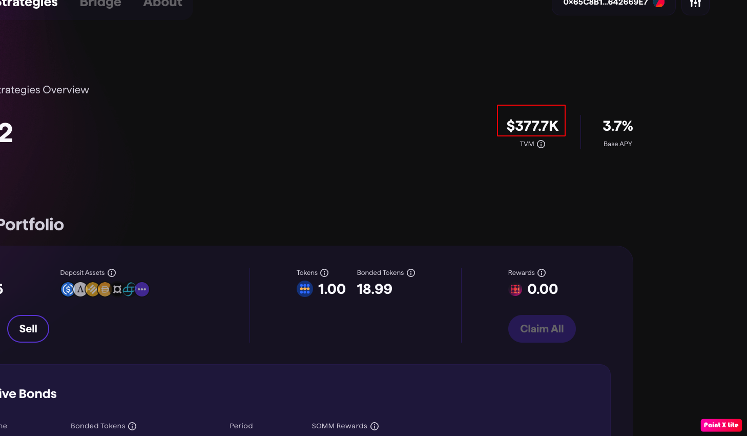 TVM for each strategy in two decimal Numbers · Issue #914 · PeggyJV/sommelier-strangelove · GitHub