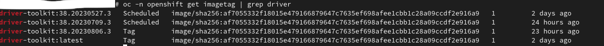Daemonset Unable To Find Rhcos Toolkit Driver Image When Installing On
