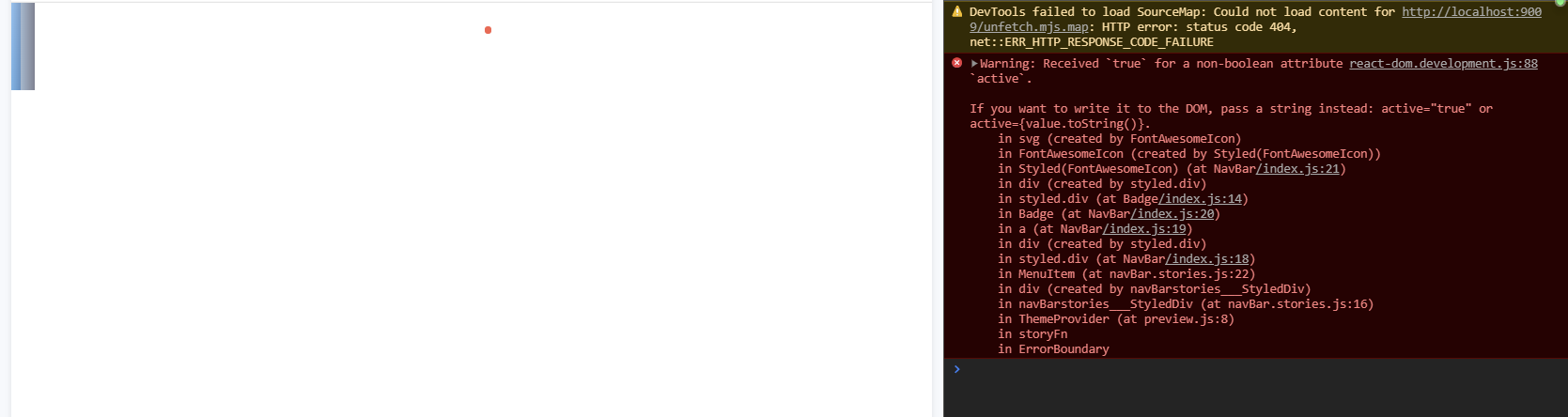 示例问题：React 中提示 Warning: Received `true` for a non-boolean attribute `active` · zxuqian fenghua ...