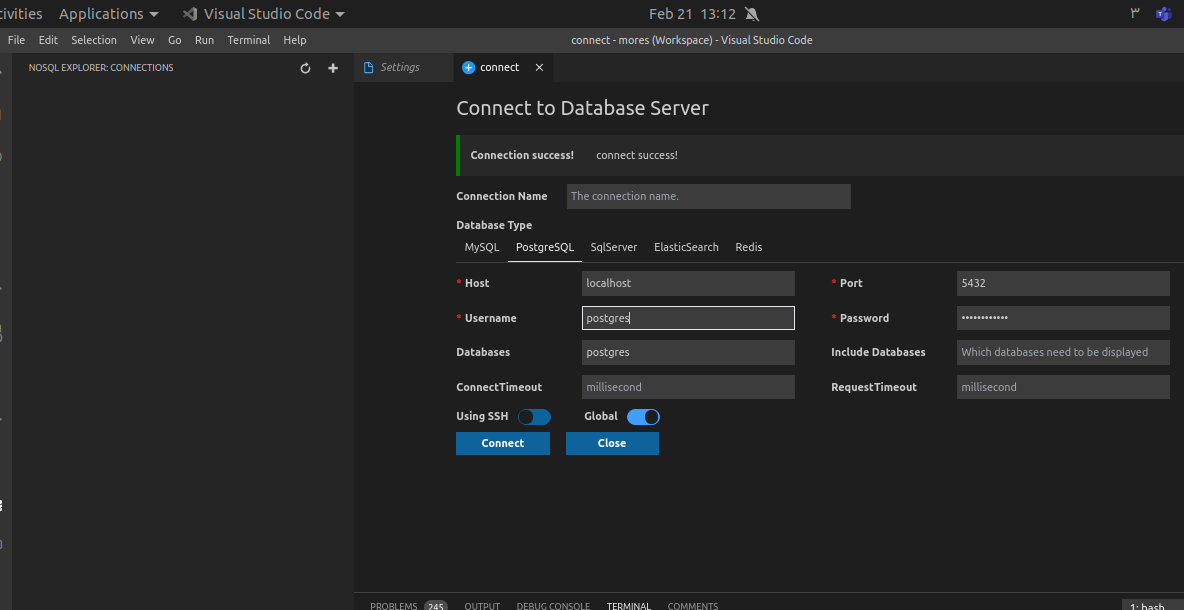 I Can Not Save Connection · Issue 124 · Cweijan Vscode Database Client · Github