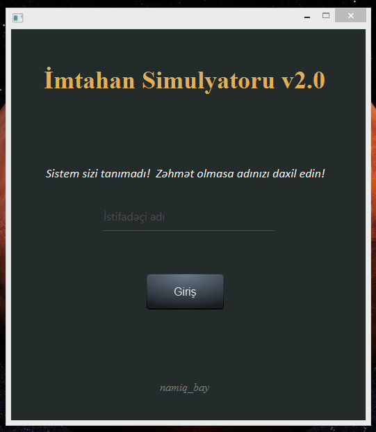 GitHub - namiq-bay/QuizProject: Exam simulation JavaFX GUI