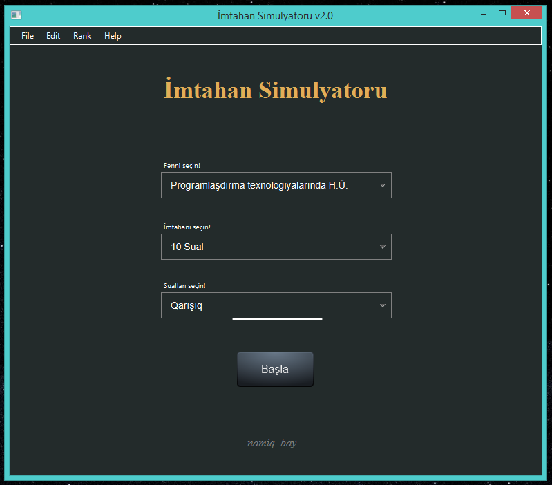 GitHub - namiq-bay/QuizProject: Exam simulation JavaFX GUI