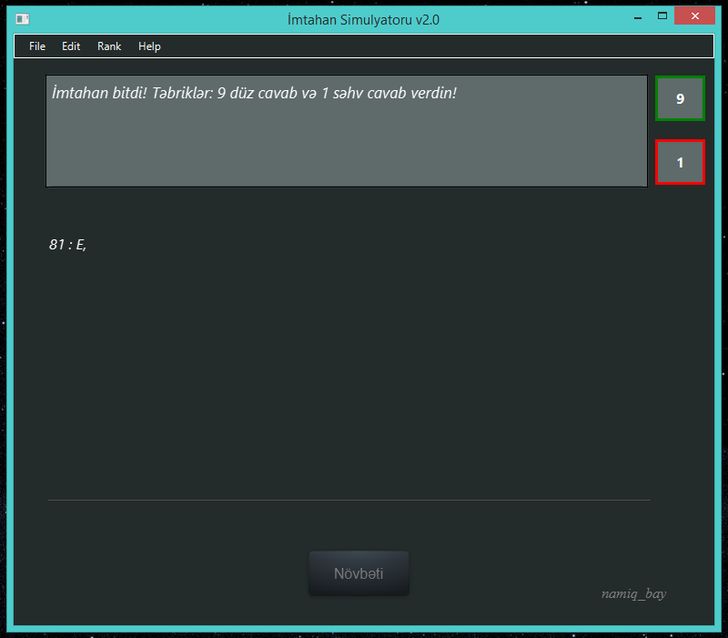 Github Namiq Bayquizproject Exam Simulation Javafx Gui