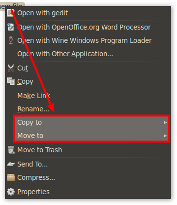 [Feature request] Could add the option " move to folder " "copy to folder" in deepin file ...