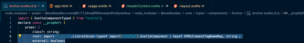 Anchor Component Has Undocumented Required `root` And `external` Properties When Packaged