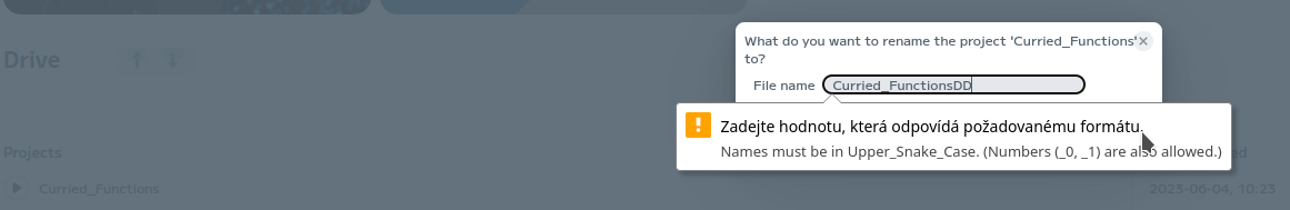 Allow users to give a project other than Upper_Snake_Case name. · Issue #6356 · enso-org/enso ...