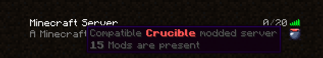 Crucible servers detection · Issue #3 · CrucibleMC/NecroTempus · GitHub