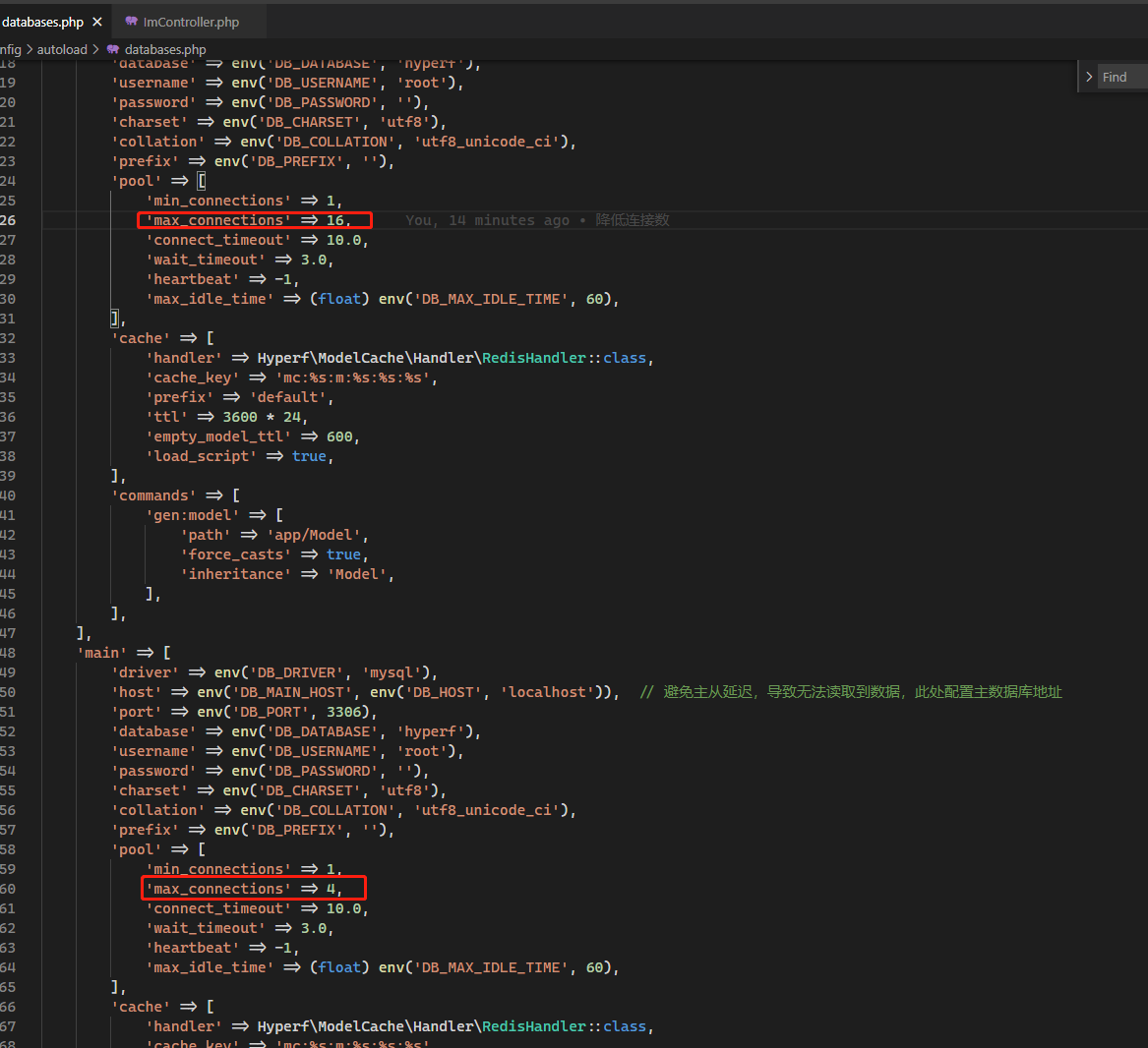 [BUG] 数据库连接数远超配置的max_connections · Issue #4501 · hyperf/hyperf · GitHub