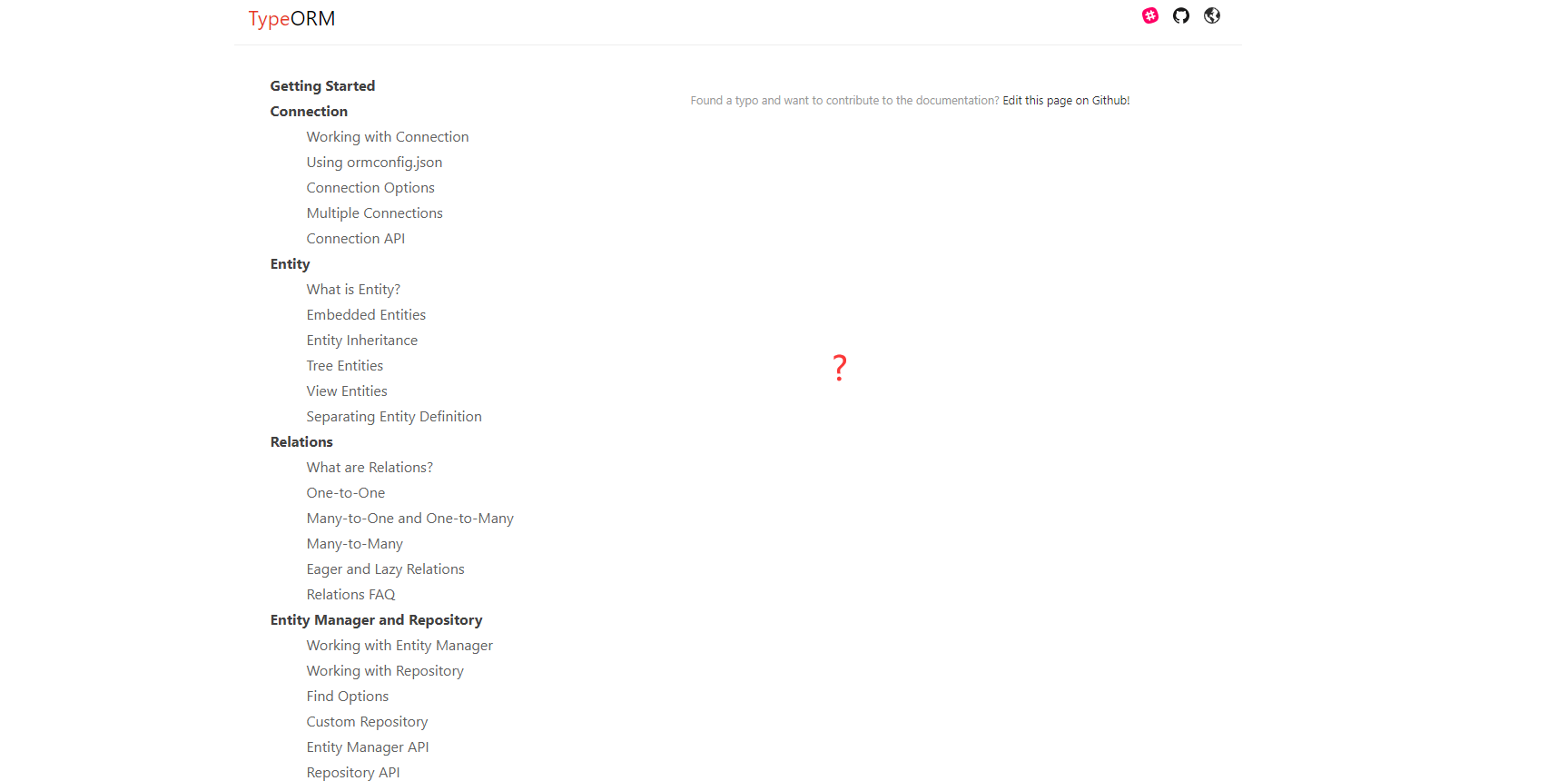 Website Null · Issue 6076 · Typeormtypeorm · Github