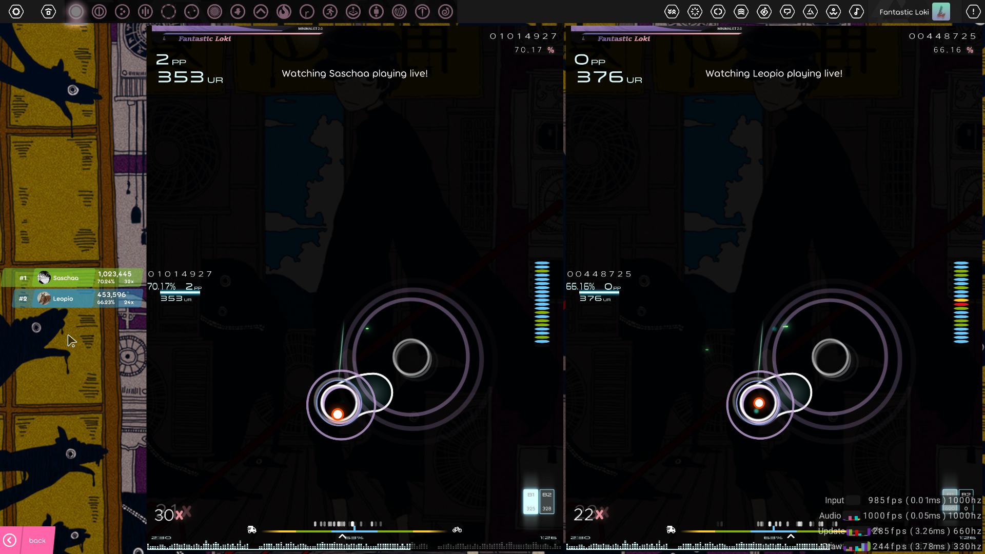 Make Chat box visible under scoreboard when spectating multiplayer ...