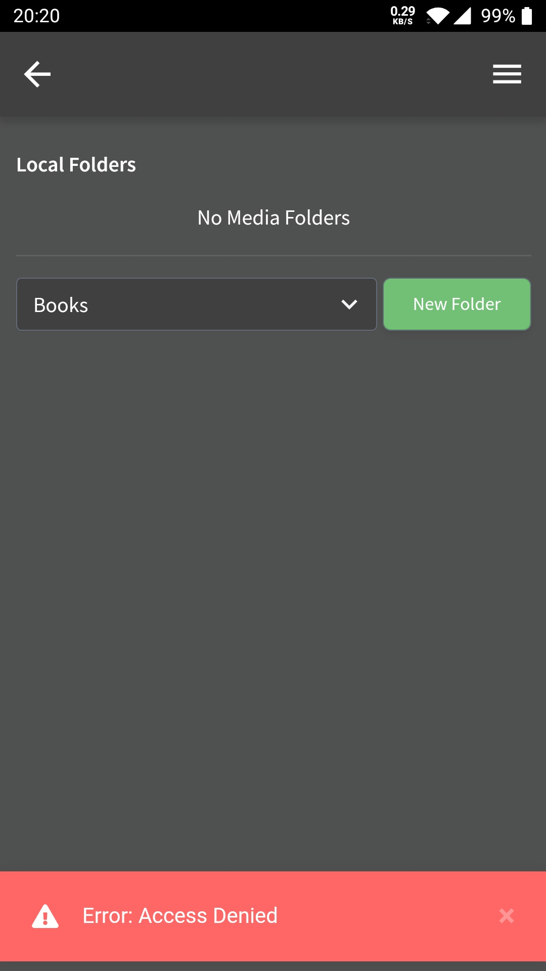 Error: Access Denied when attempting to download audiobooks on motorola one 5g ace · Issue #115 ...