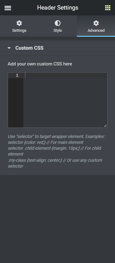 🚀 Feature Request Theme Builder Provide A Way To Add Css Id And Classes Attributes To
