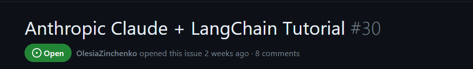 Anthropic Claude + LangChain Tutorial · Issue #30 · lablab-ai/community-content · GitHub