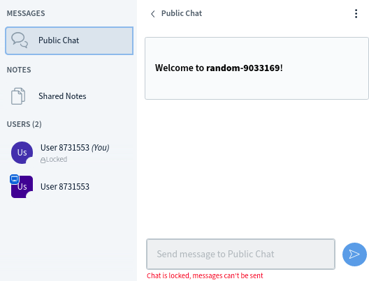 private Chat lock affects public Chat and Chat to Moderator · Issue #12019 · bigbluebutton ...