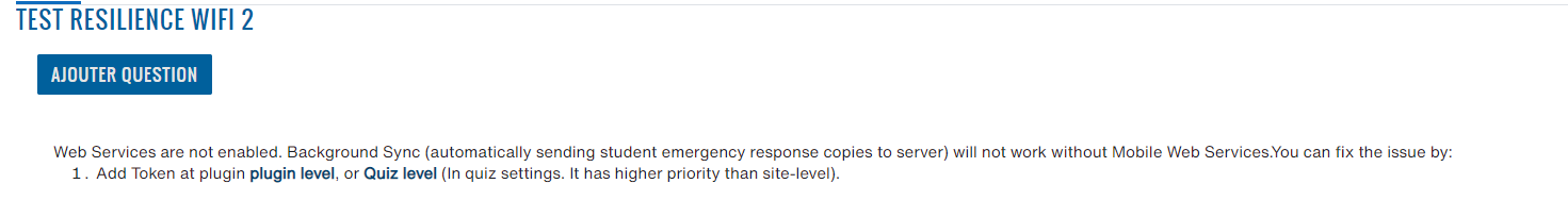 Install version 3.11 on Moodle 4.01 [Firts install] can't preview questions or take quizz, still ...