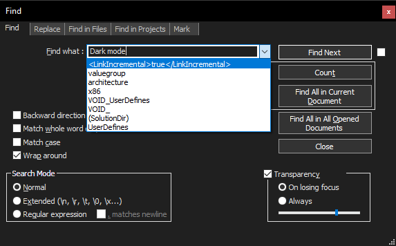 Drop-down lists not affected by dark mode · Issue #10209 · notepad-plus ...